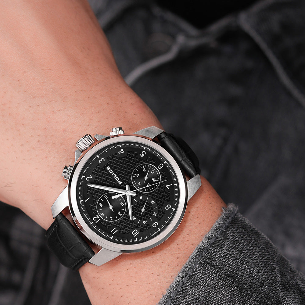 Police Watches Australia | Bold Designs – Silver Steel