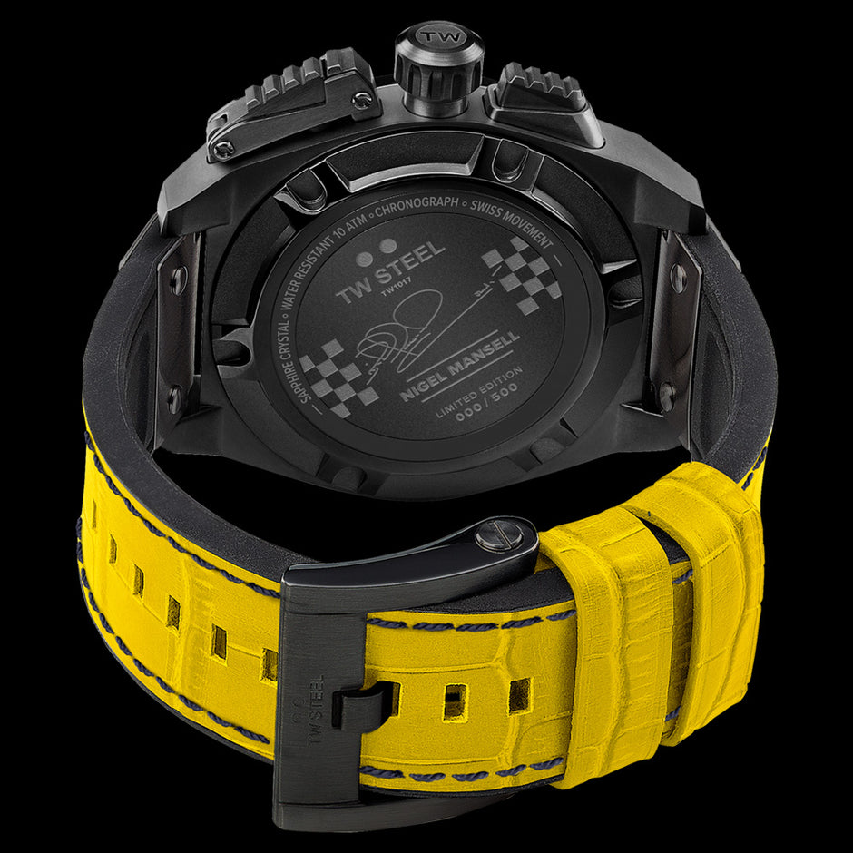 TW STEEL FAST LANE NIGEL MANSELL LIMITED EDITION SWISS CANTEEN WATCH T ...