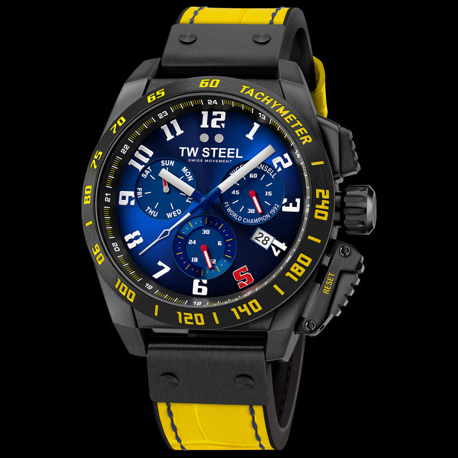 TW STEEL FAST LANE NIGEL MANSELL LIMITED EDITION SWISS CANTEEN WATCH T ...
