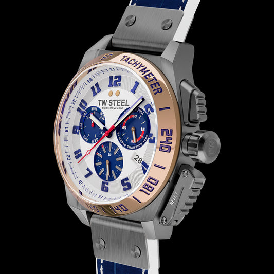 TW STEEL FAST LANE DAMON HILL LIMITED EDITION SWISS CANTEEN WATCH TW10 ...